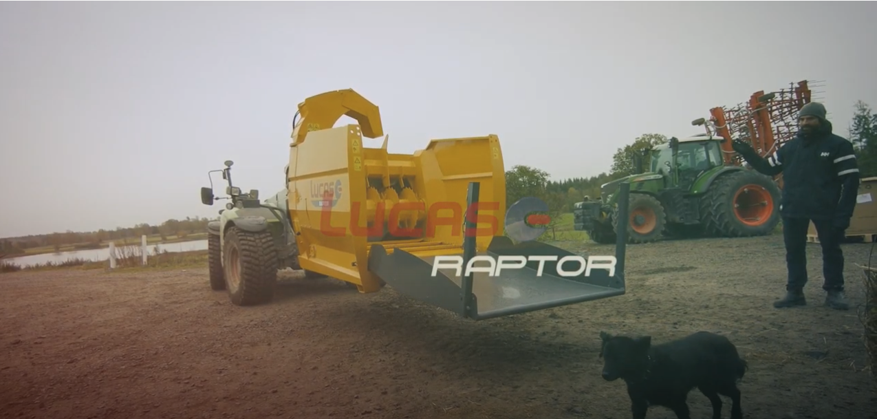 Raptor - Pailleuse à entrainement hydraulique pour télescopique - My ...